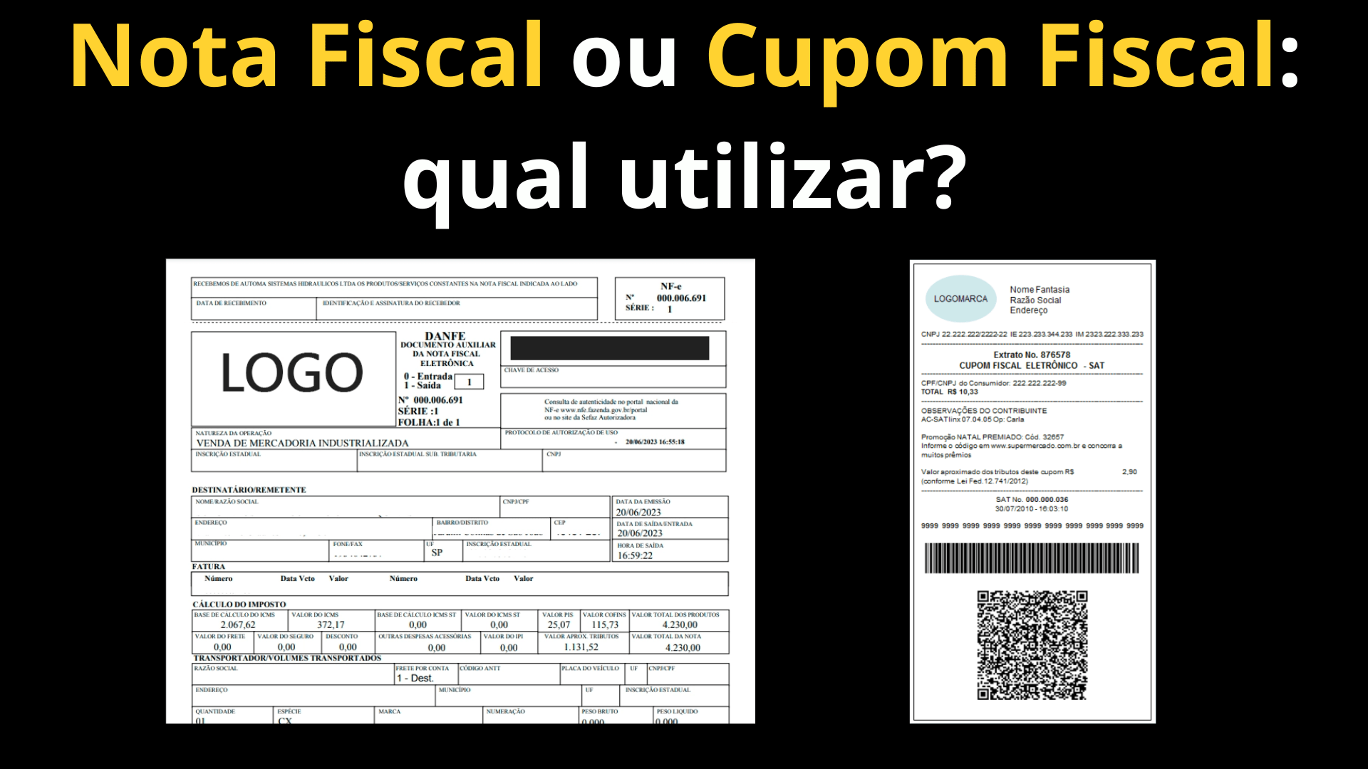 Cupom Fiscal ou Nota Fiscal Eletrônica no Ceará: qual devo utilizar? Cupom Fiscal ou Nota Fiscal Eletrônica no Ceará: qual devo utilizar?